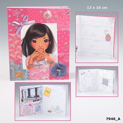 Topmodel Nyelas Design Book Design Buch Malbuch Skizzenbuch Rätselbuch ...